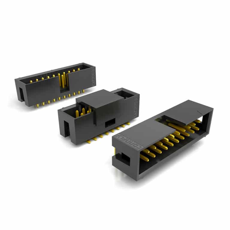IDC Straight Box Header 2.54mm - DS1013 Series - Easby Electronics