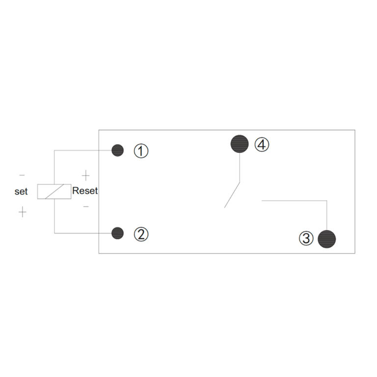 HF182F-L - High Inrush Latching Single Pole Relay - Easby Electronics
