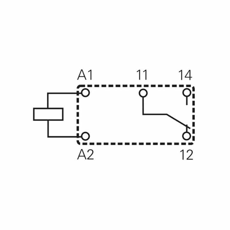 PE Single Pole 5A Miniature Power Relay - Easby Electronics